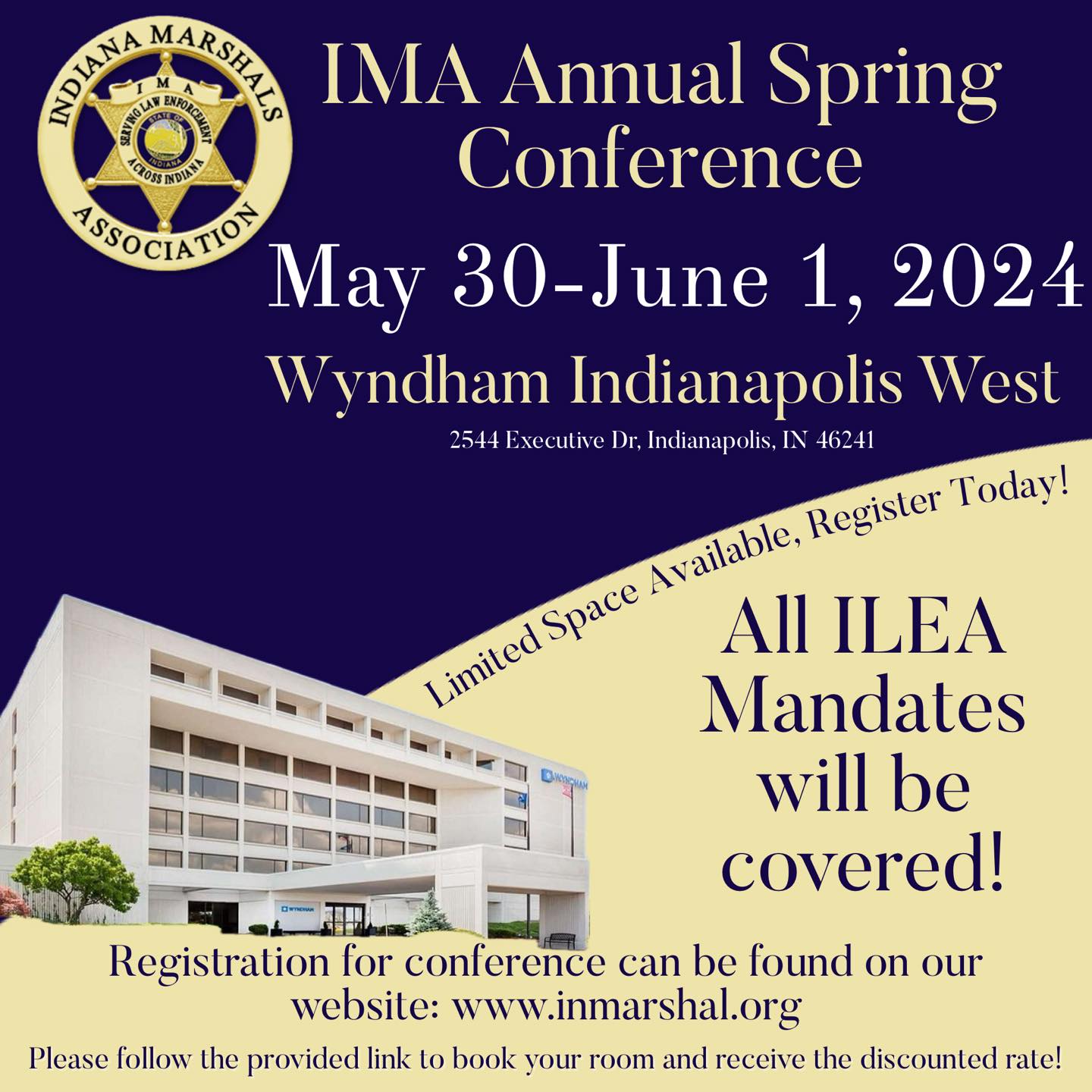 Annual Conference for IMA Member – Indiana Marshals Association